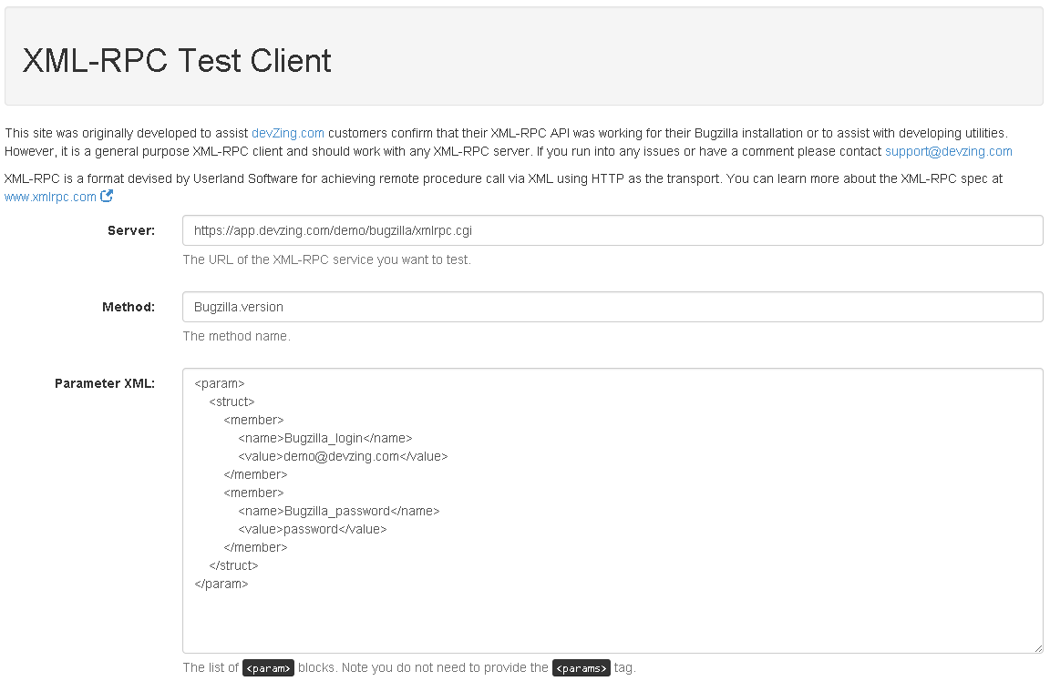 Bugzilla XML-RPC Client – devZing Knowledge Base Bugzilla XML-RPC Client – devZing Knowledge Base